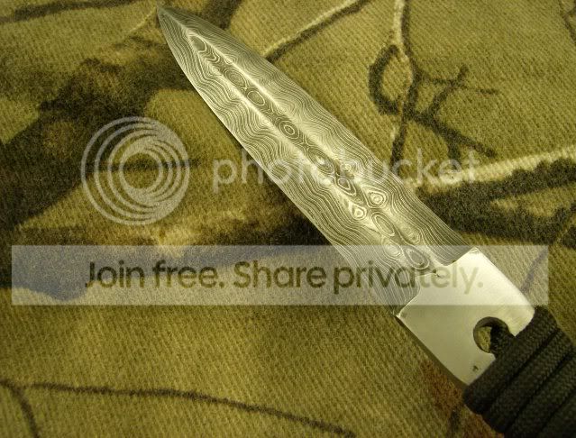 Damascus Tactical Dagger with Blood Groove | BladeForums.com